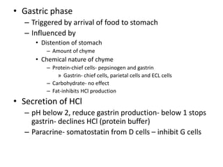 Principle of gastro intestinal function | PPTX