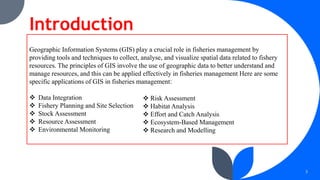 Principle of GIS and Application in Fisheries Management .pptx