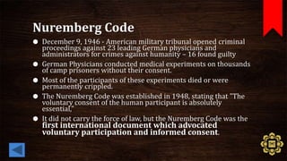 Principle of good clinical practice | PPTX