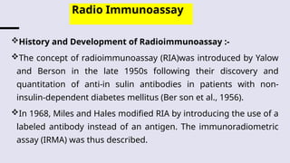 PRINCIPLE OF IMMUNOASSAY AND RIA - Yogesh (2).pptx