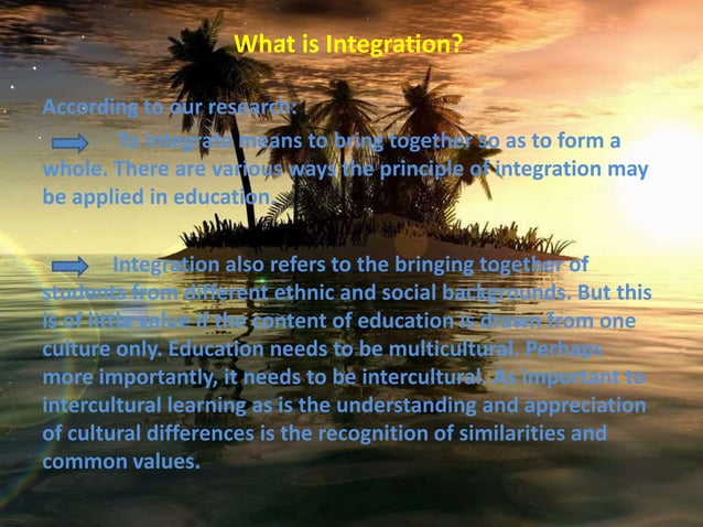 Principle of integration | PPT