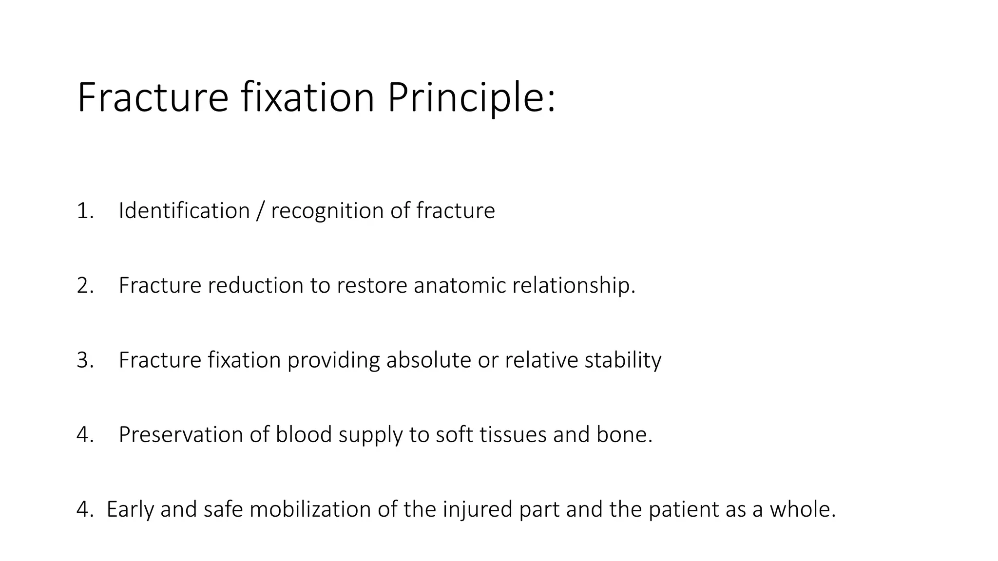 Principle of internal and external fixation slideshare | PPTX