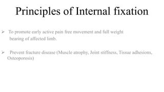 Principle of internal fixation copy | PPTX