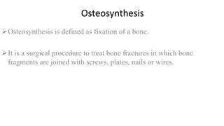 Principle of internal fixation copy | PPTX