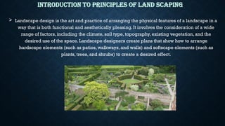 principle of landscap detail analysis crop | PPTX