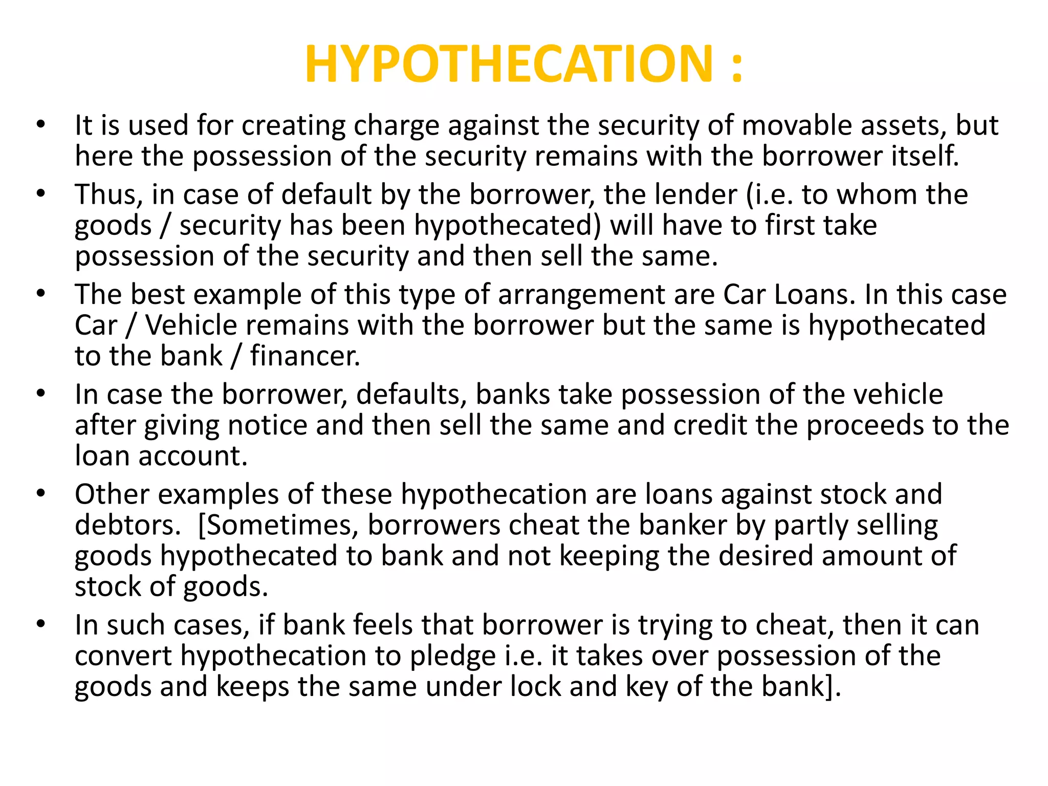 Principle of lending | PPTX