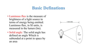 Principle of lumination design | PPTX