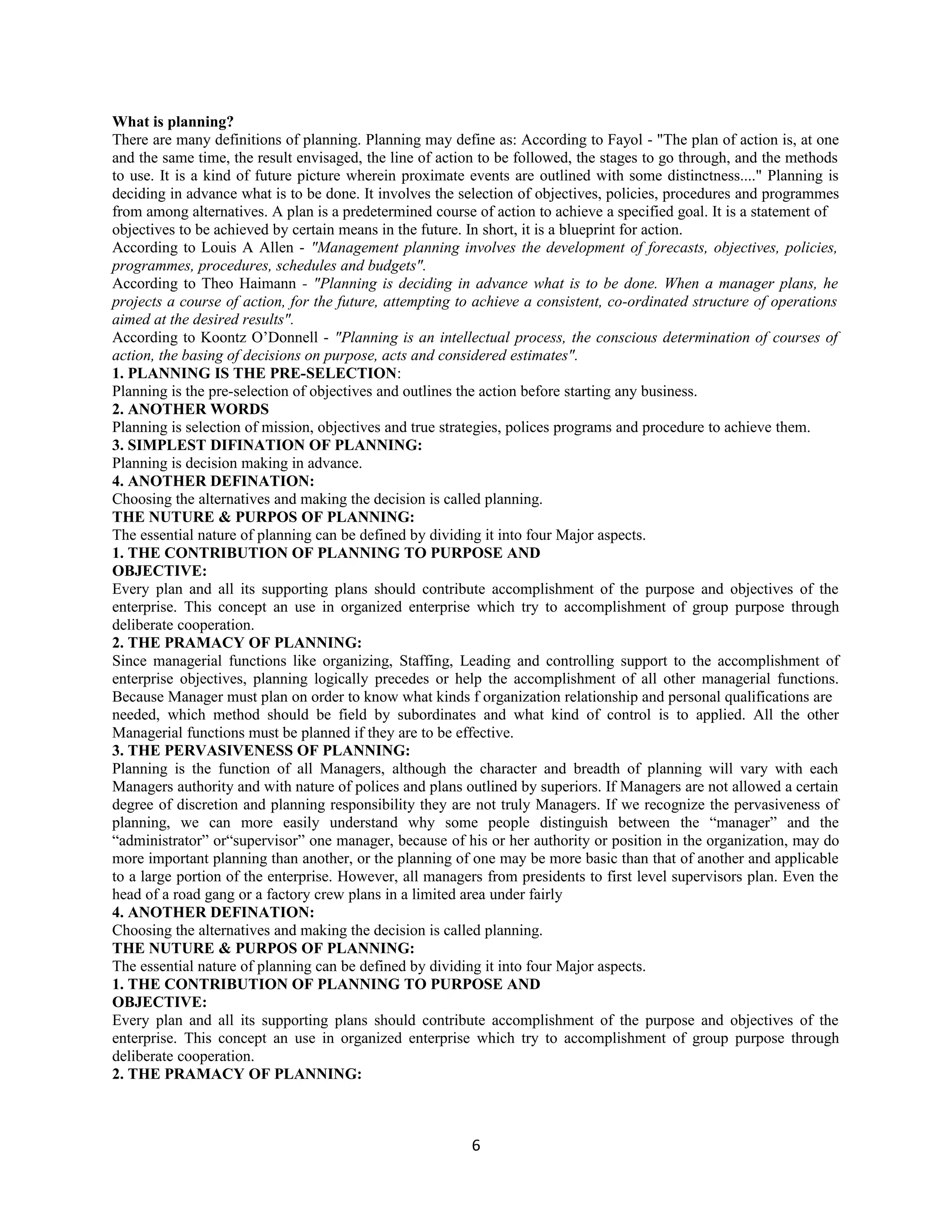 Principle of management | DOC