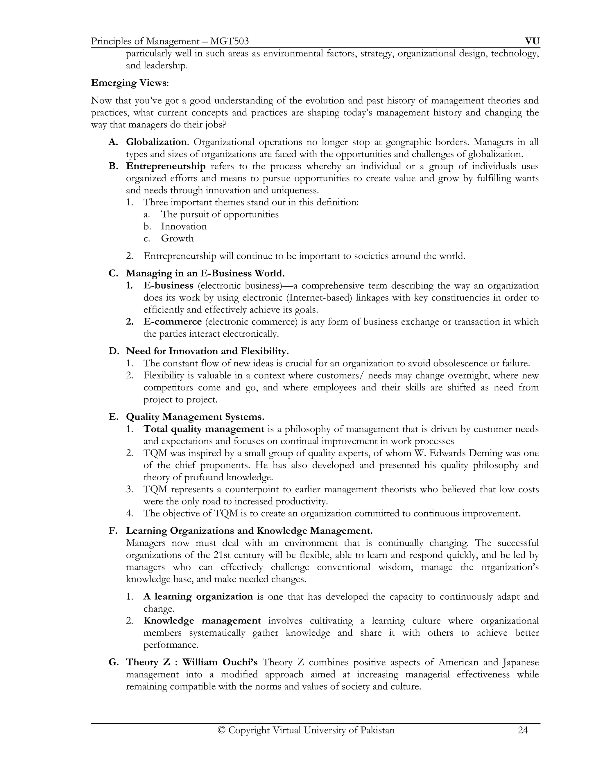 Principle of Management | PDF