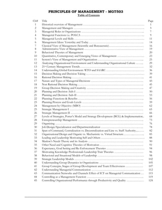 Principle of Management | PDF