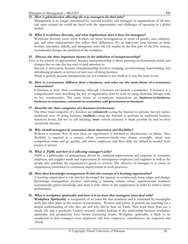 Principle of Management | PDF
