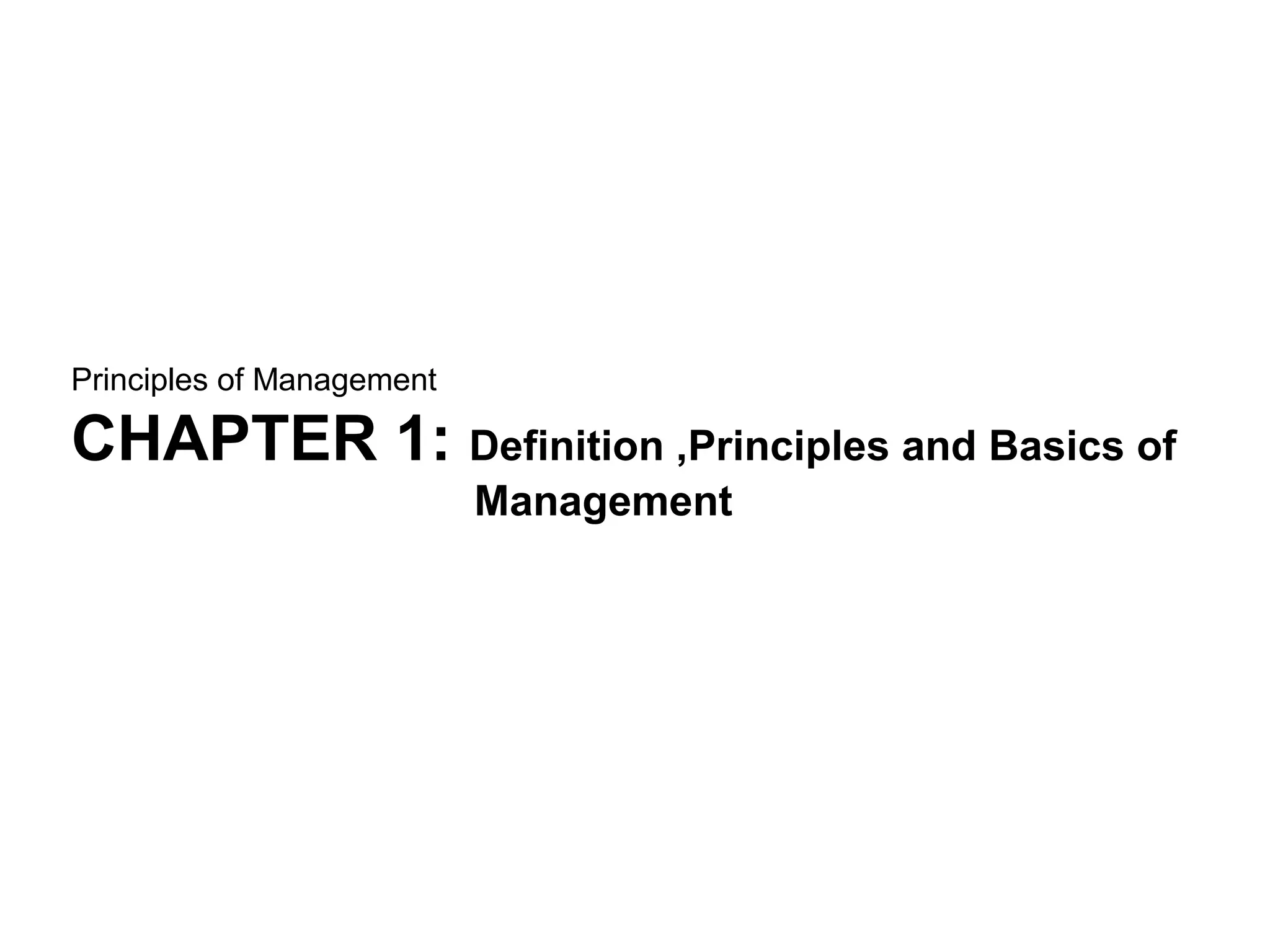 Principle of management | PPT