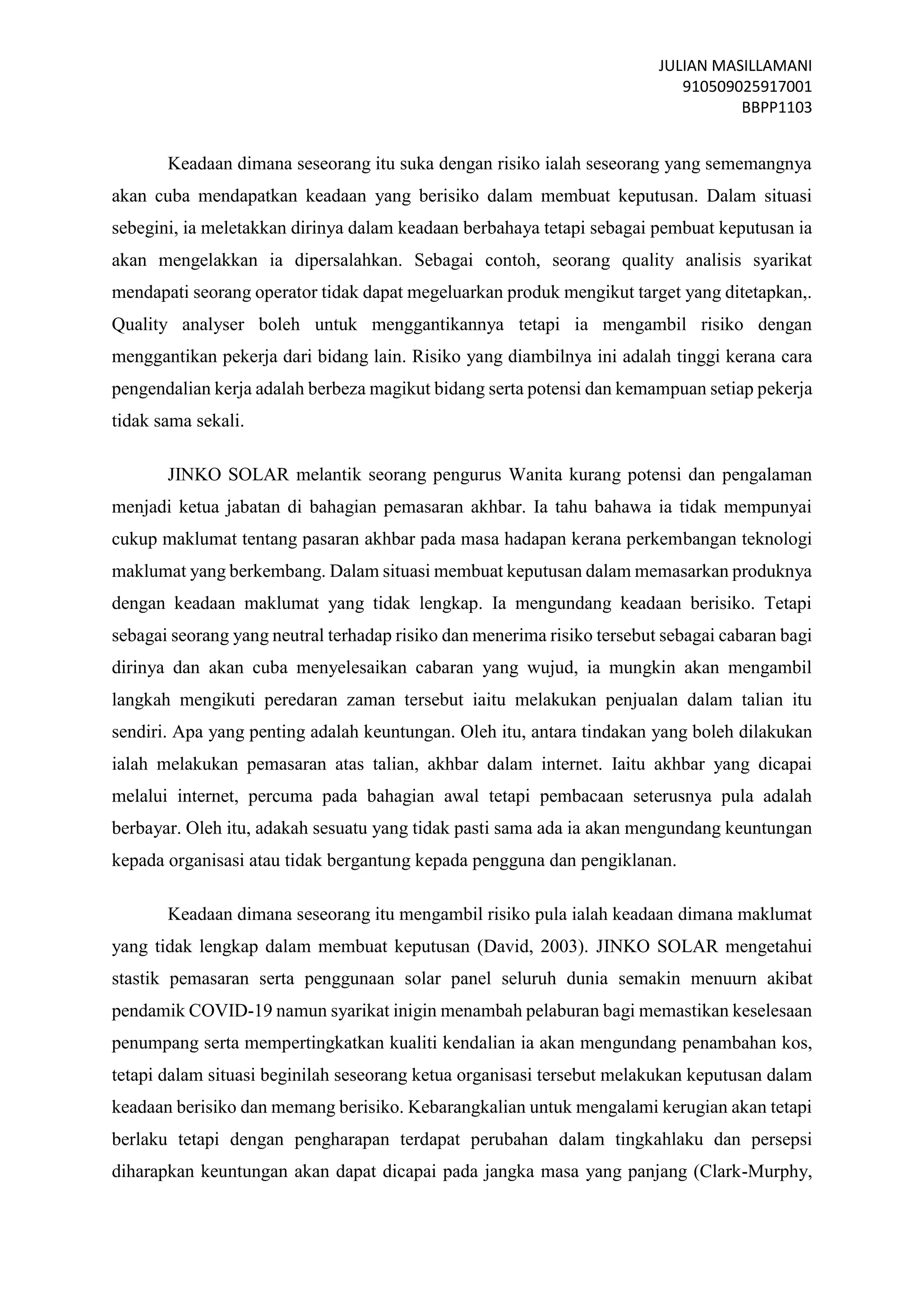 PRINCIPLE OF MANAGEMENT. assignment papers | DOCX