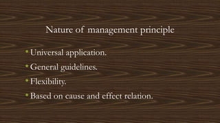 Principle of management | PPTX | Business | Business and Finance