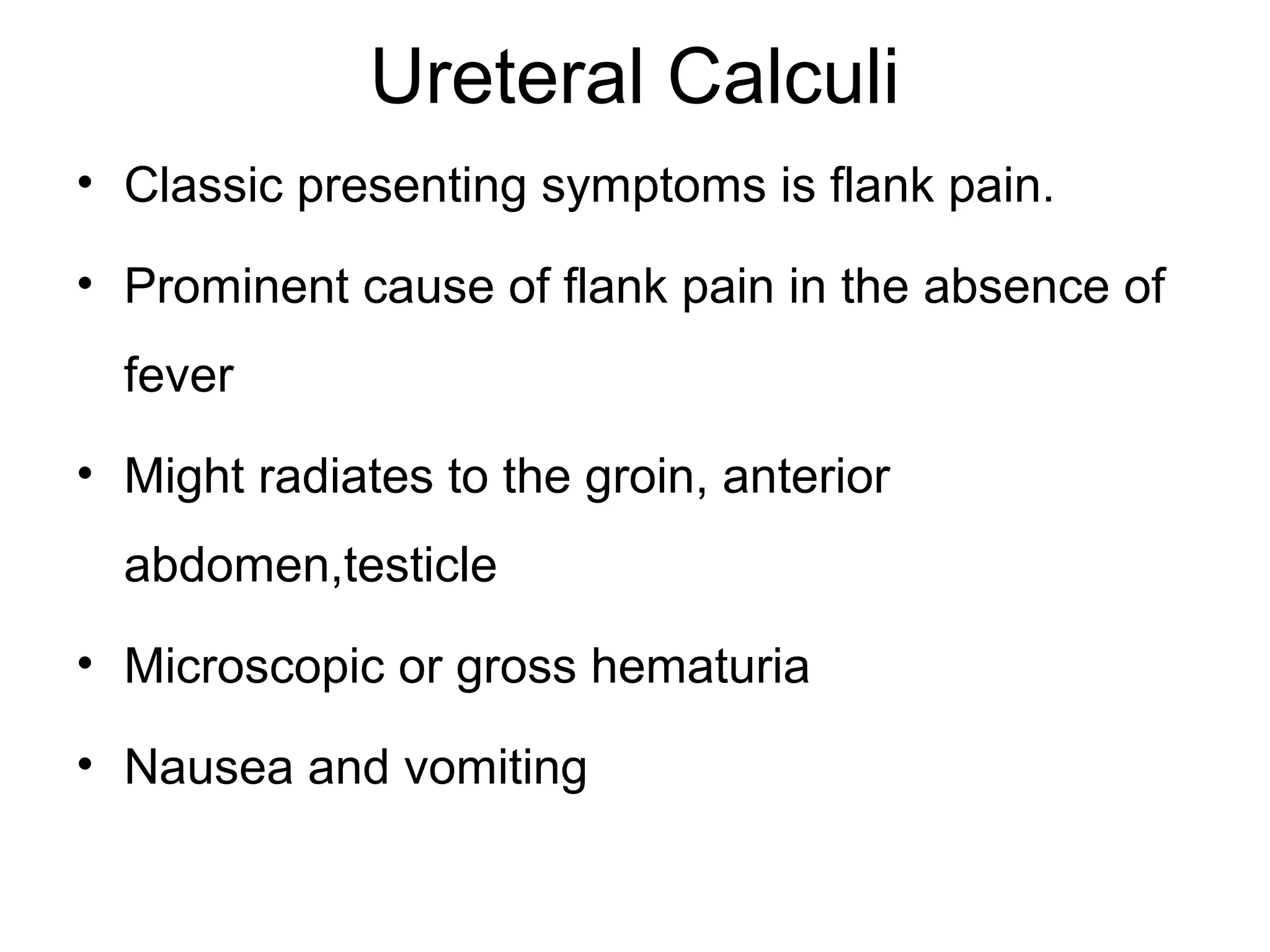Principle of management of rt flank pain | PPT
