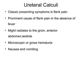 Principle of management of rt flank pain | PPT