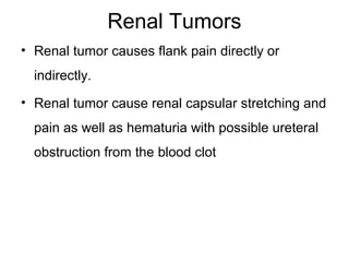 Principle of management of rt flank pain | PPT