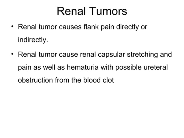Principle of management of rt flank pain | PPT