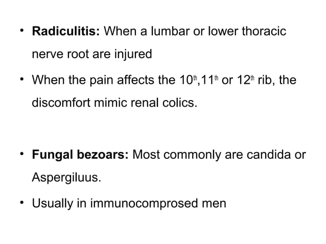 Principle of management of rt flank pain | PPT