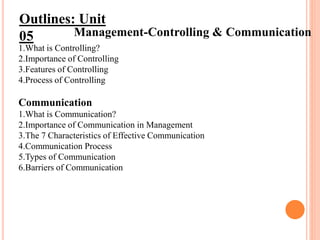 Principle of Management Unit 5.pptx