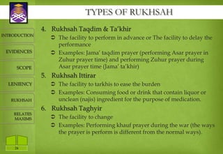 Principle of Masyaqqah | PPTX | Islam | Religion & Spirituality