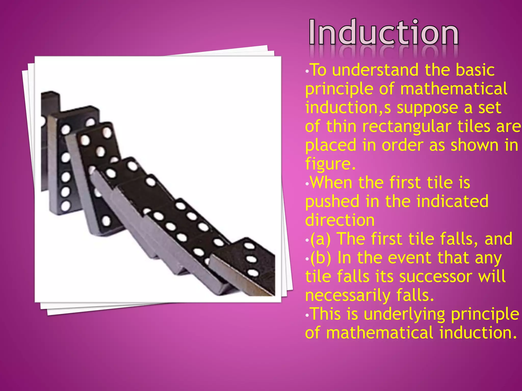 Principle of mathematical induction | PPTX