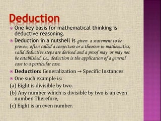 Principle of mathematical induction | PPTX