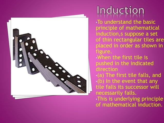 Principle of mathematical induction | PPTX