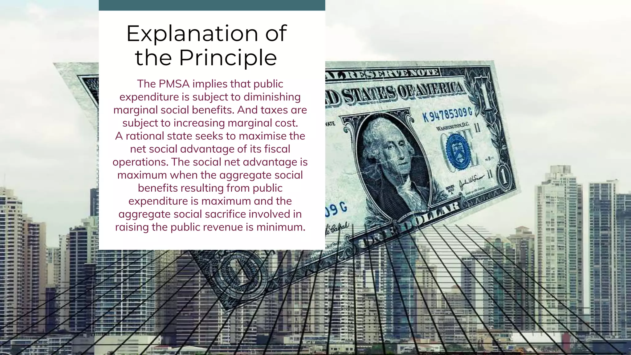 Principle of maximum social advantage | PPTX