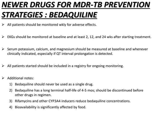 Principle of mdr tb management | PPTX