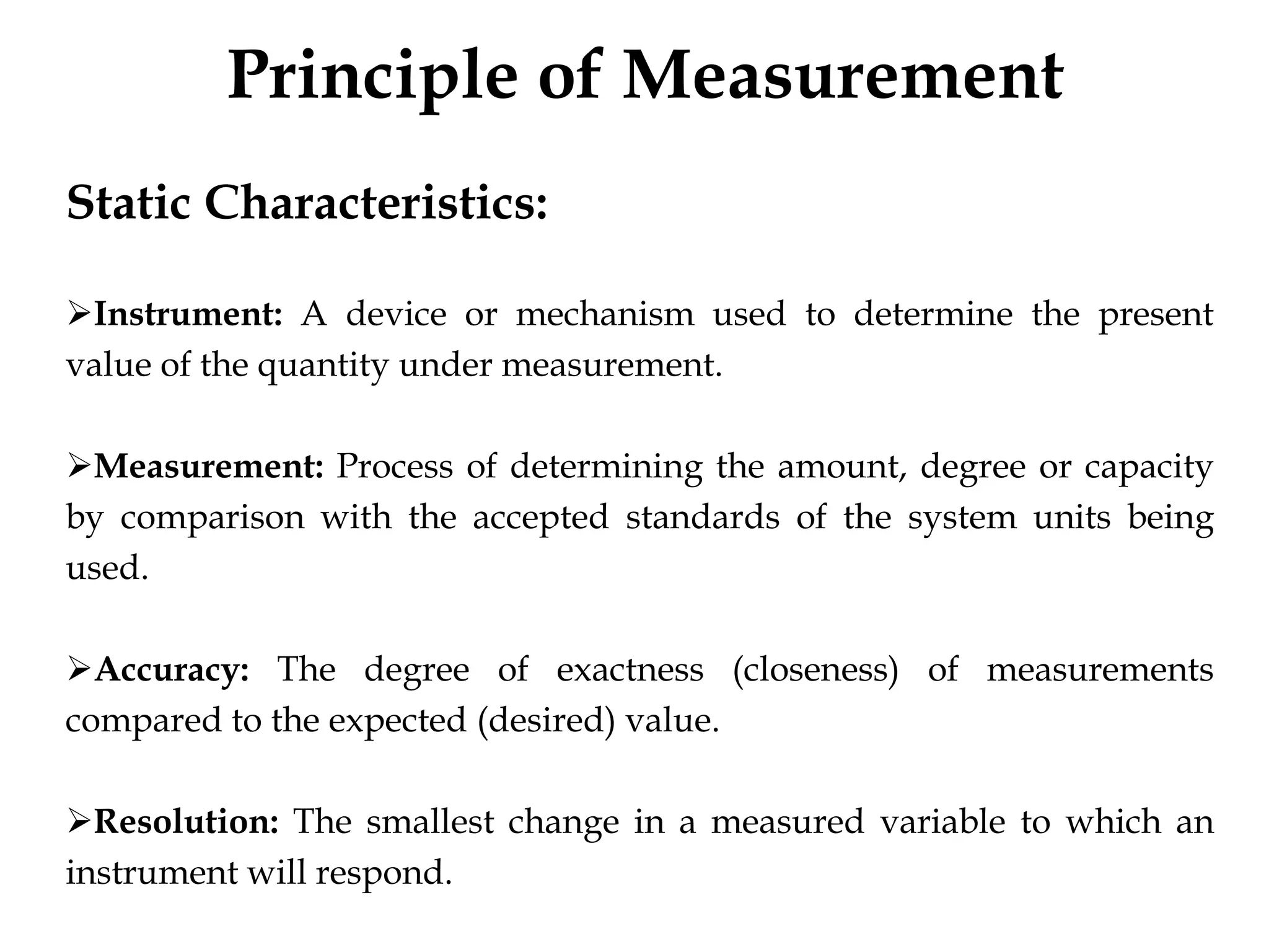 Principle of measurement | PDF