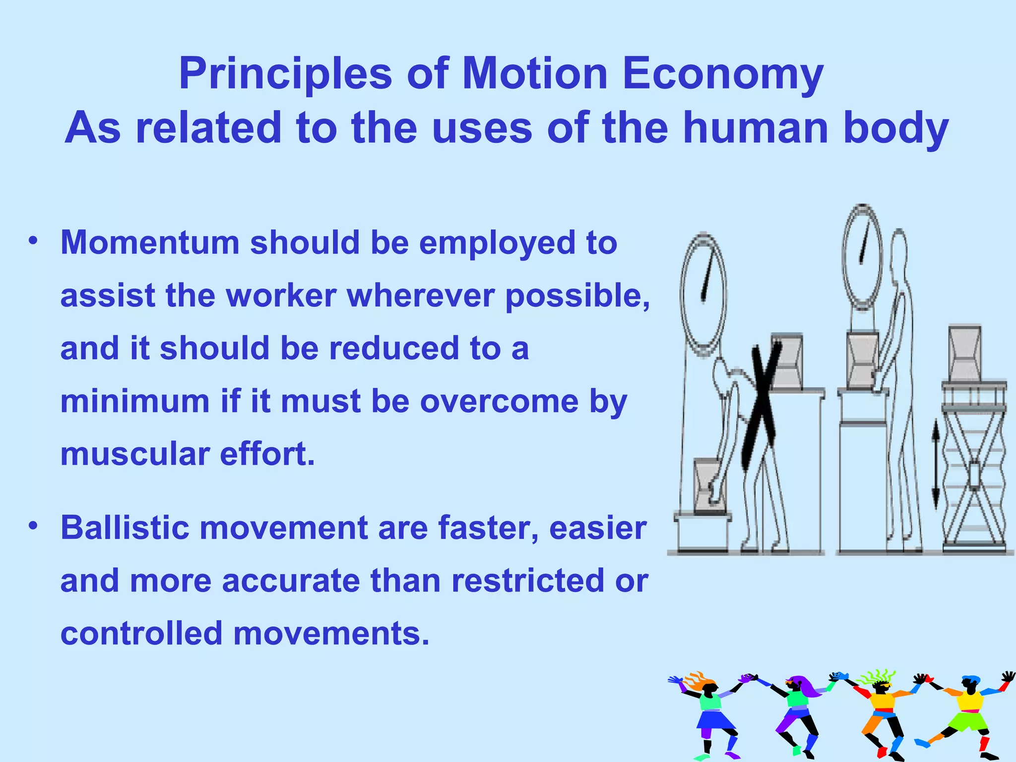 Principle of motion economy presented at BSTQM | PPT