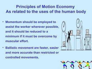 Principle of motion economy presented at BSTQM | PPT