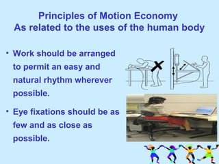 Principle of motion economy presented at BSTQM | PPT