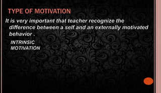 Principle of motivation | PPTX | Science