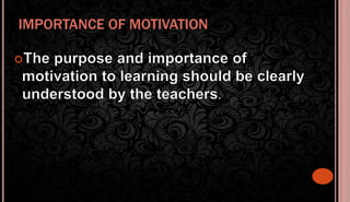 Principle of motivation | PPTX | Science