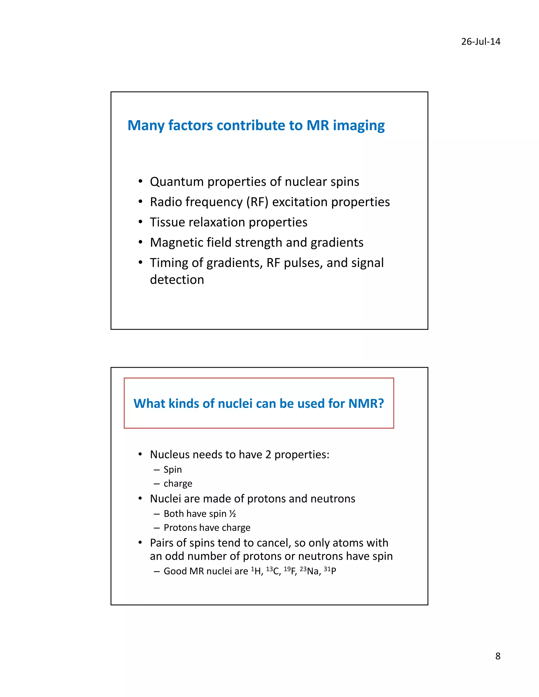 Principle of MRI Physics. Shafiee | PDF