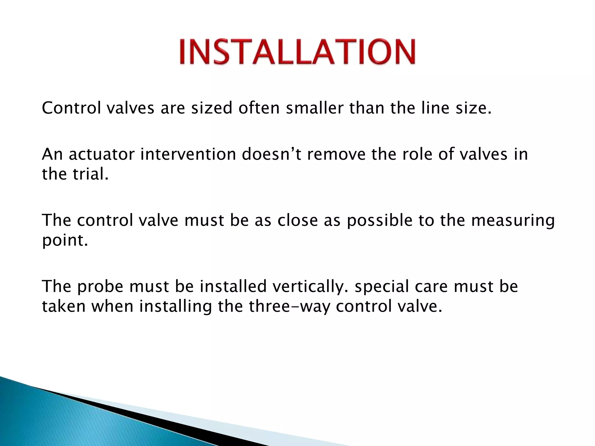 Principle of operation of the vtr regulator valve | PPTX