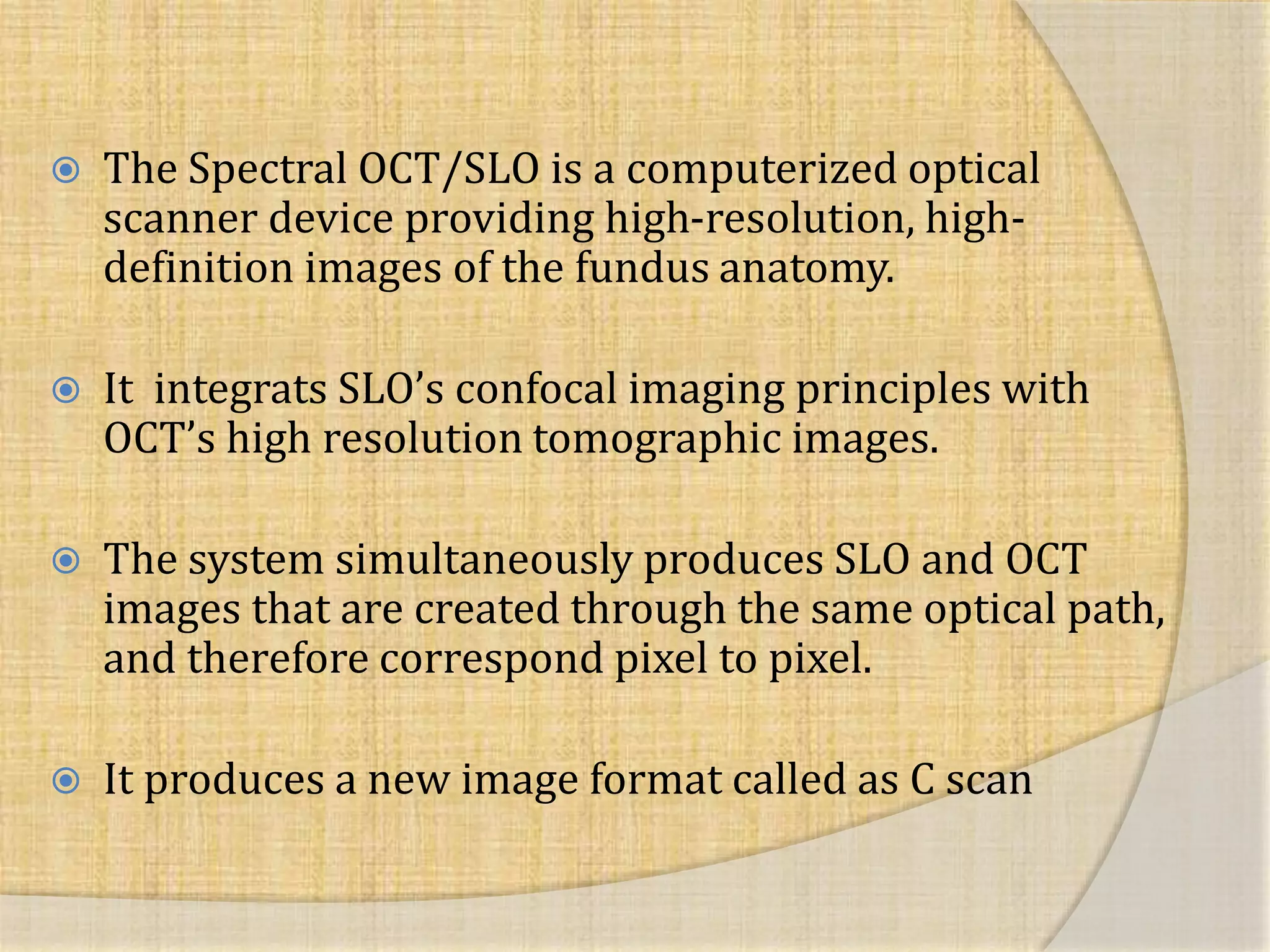 Principles of optical coherence tomography | PPTX