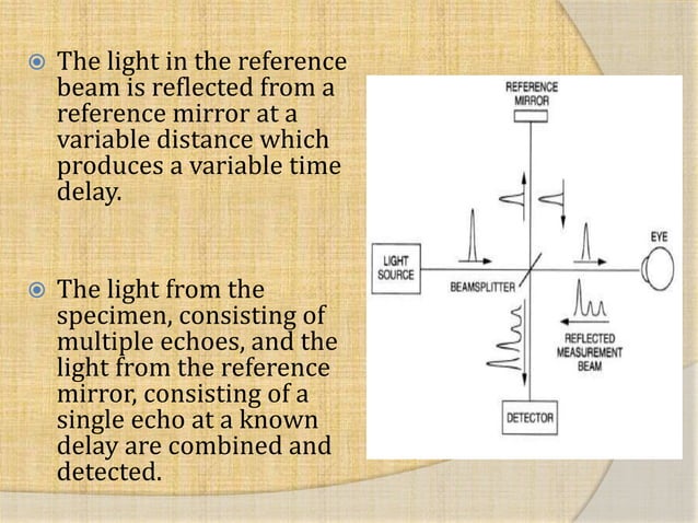 Principles of optical coherence tomography | PPTX