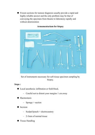 Principle of oral biopsy | PDF
