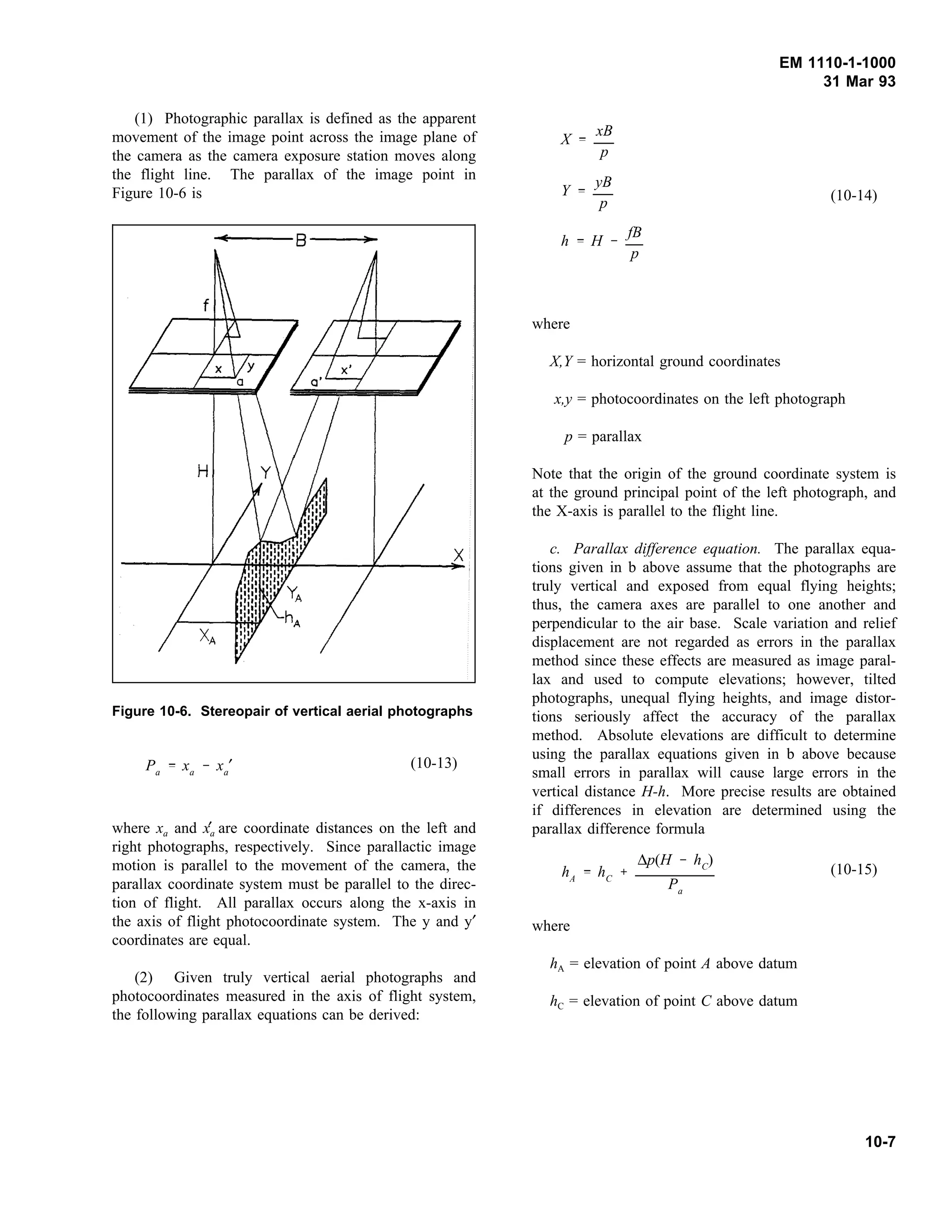 Principle of photogrammetry | PDF
