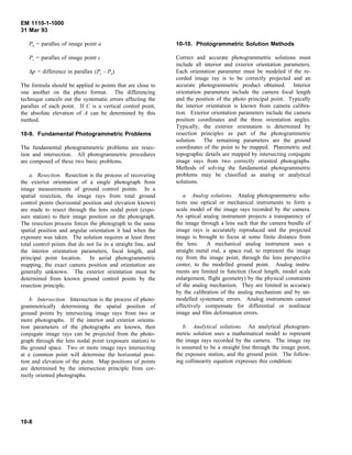 Principle of photogrammetry | PDF