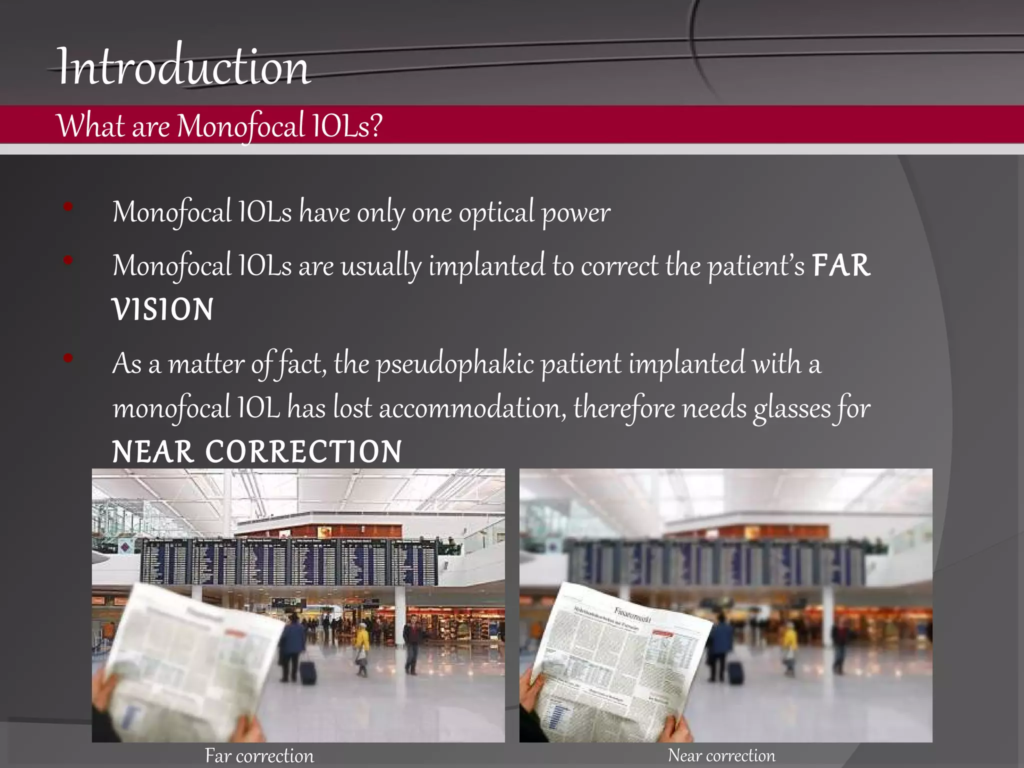Principle of presbyopia correcting iols | PPT