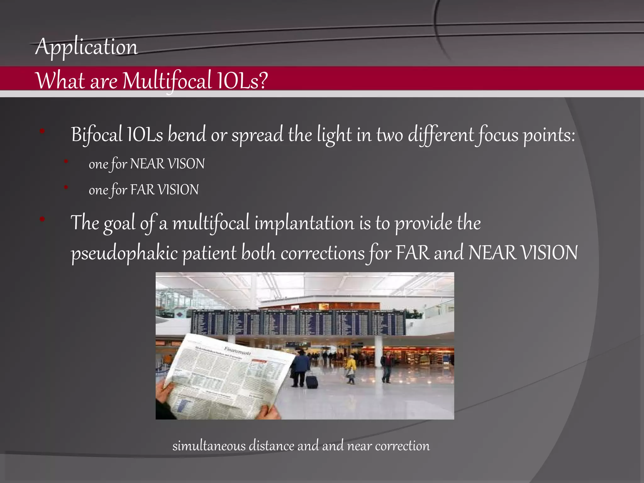 Principle of presbyopia correcting iols | PPT