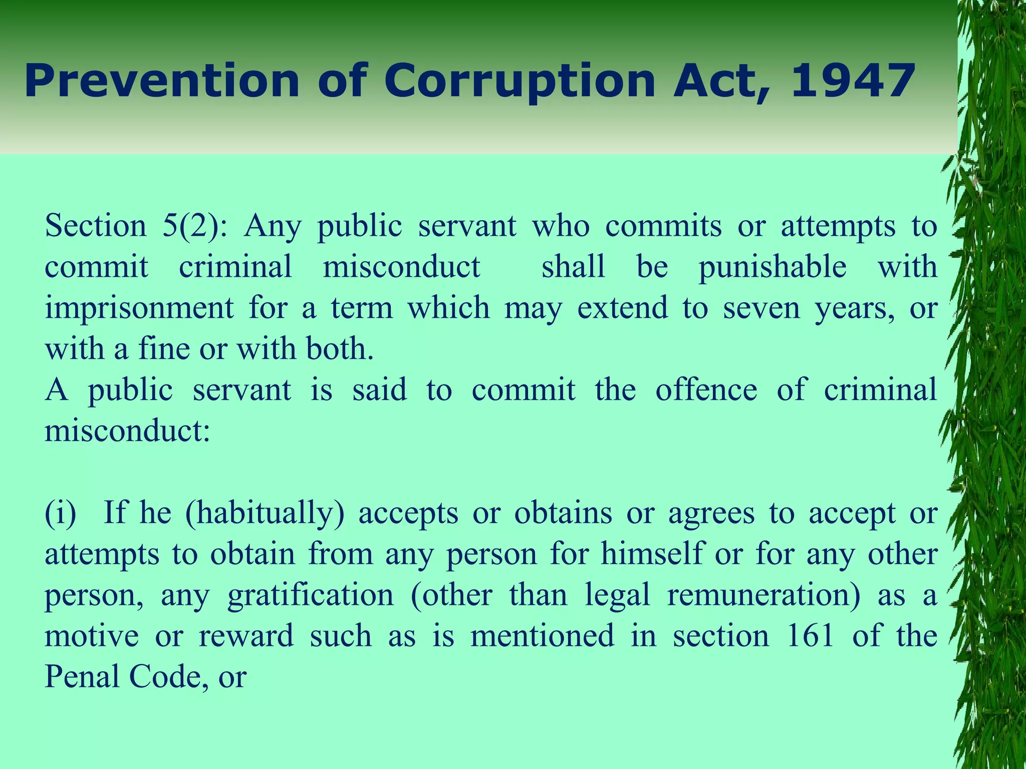 Principle of prevention of corruption and anti corruption regulatory framework in bangladesh ...