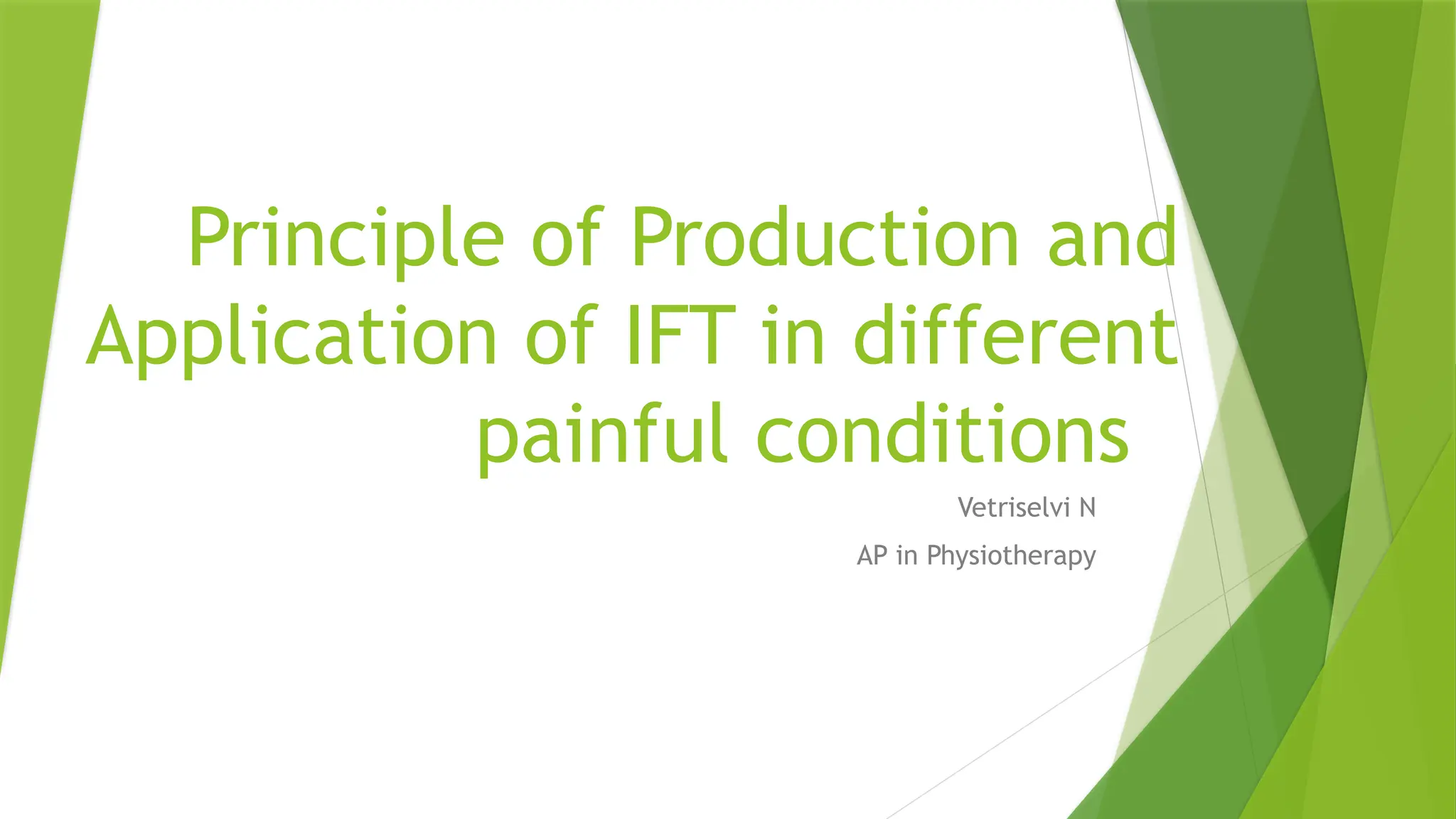 Principle of Production and Application of IFT in different conditions.pptx