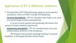 Principle of Production and Application of IFT in different conditions.pptx