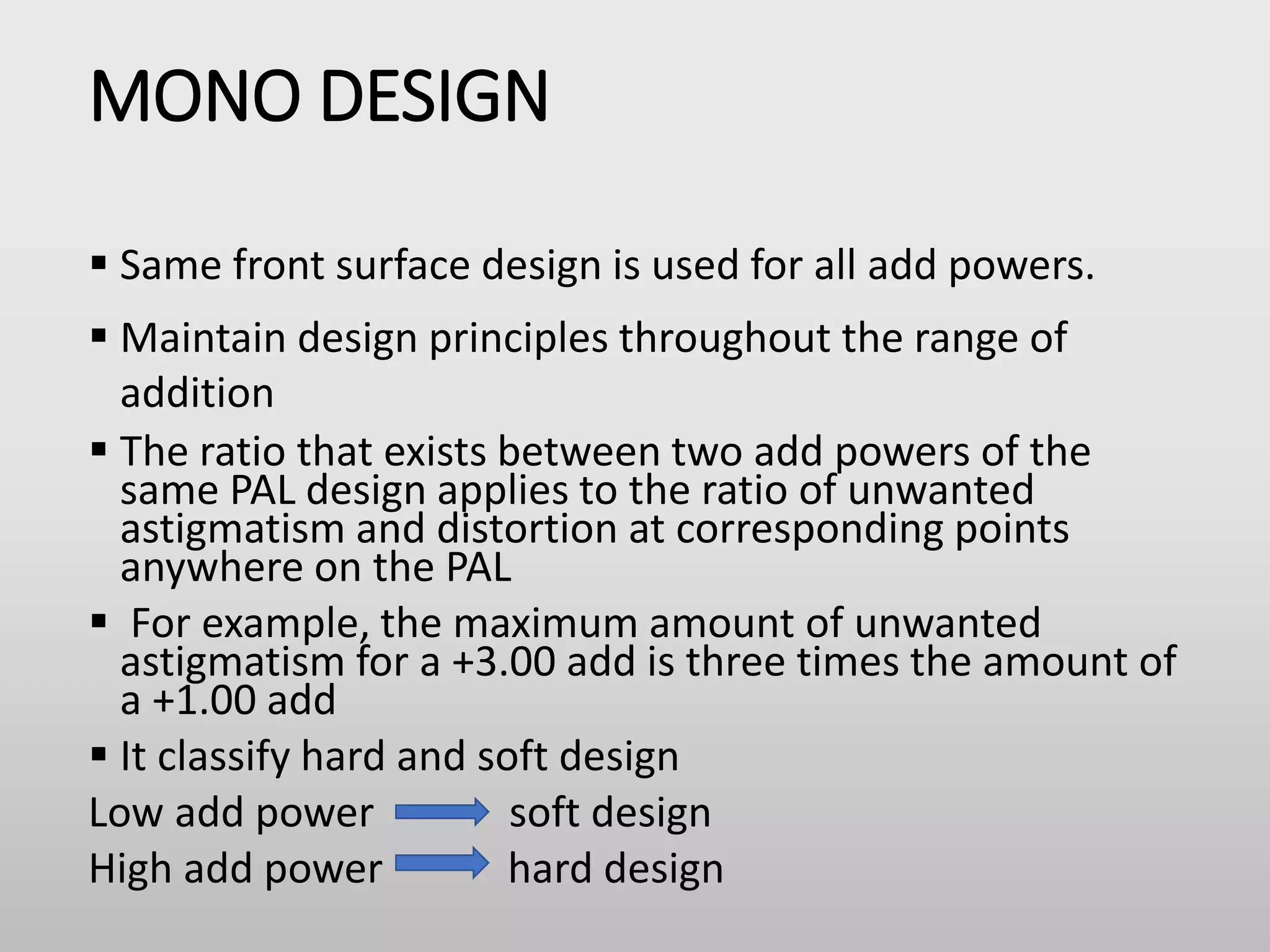 Principle of progressive addition lenses | PPTX