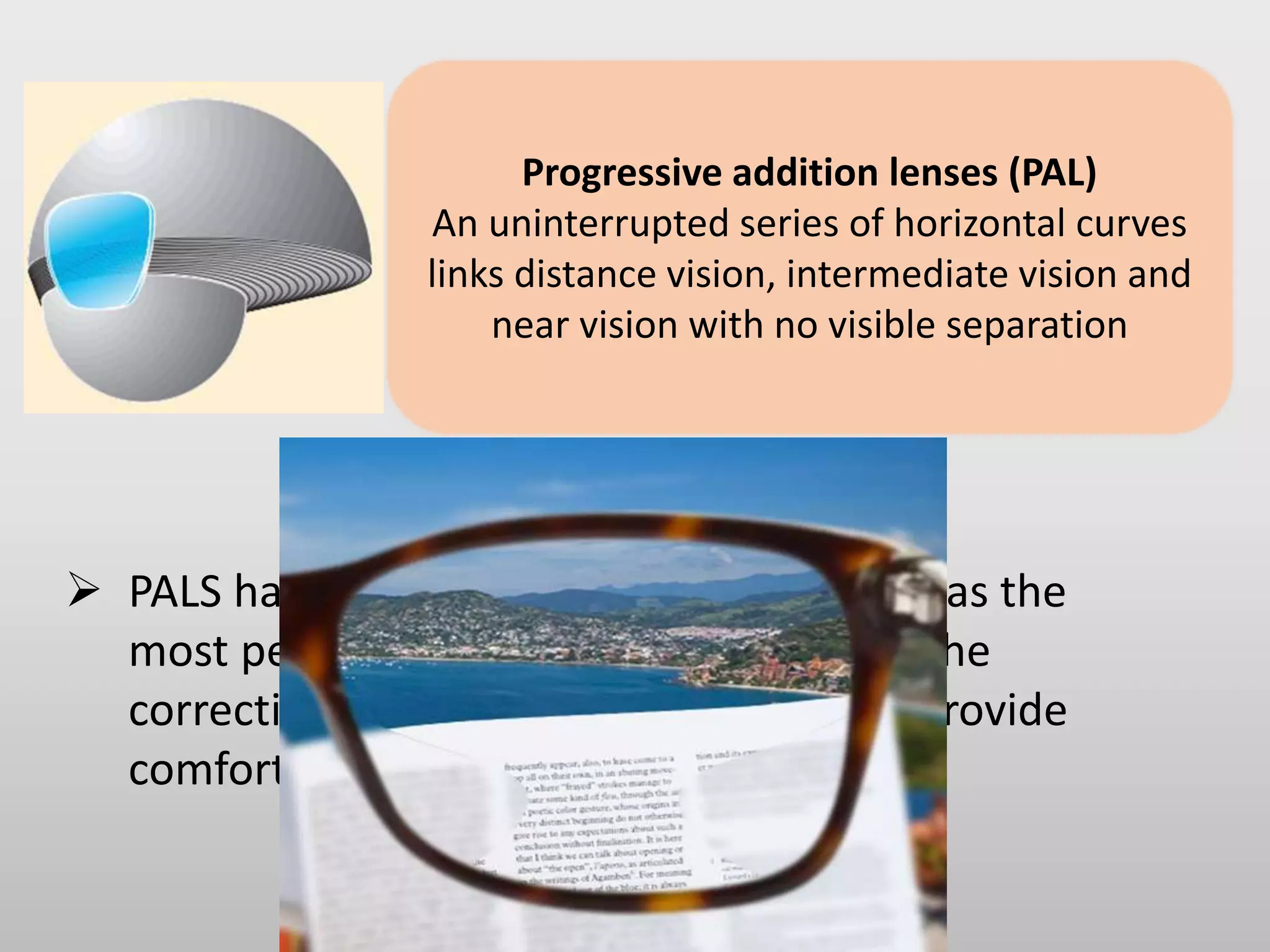 Principle of progressive addition lenses | PPTX